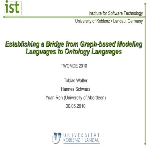 Establishing a Bridge from Graph-based Modeling Languages to Ontology ...