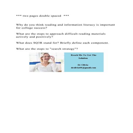 two pages double spaced Why do you think reading and i.docx