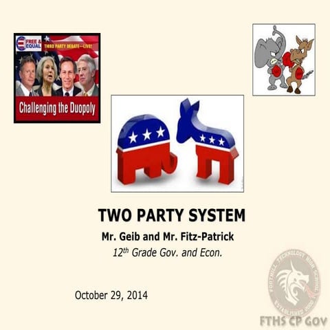 The American Two Party System | PPTX