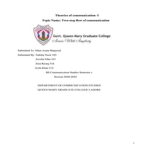 Two step flow of communication theory.pdf
