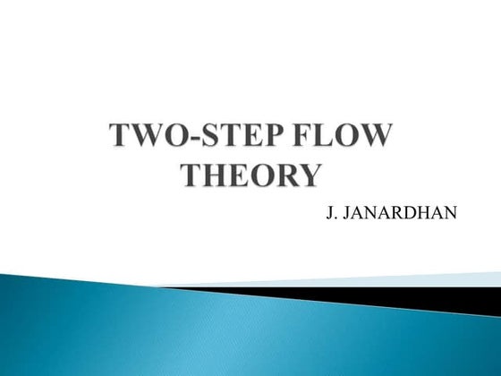 Two step flow theory | PDF