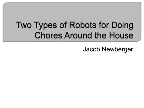 The Rise of Domestic Robots | PPTX