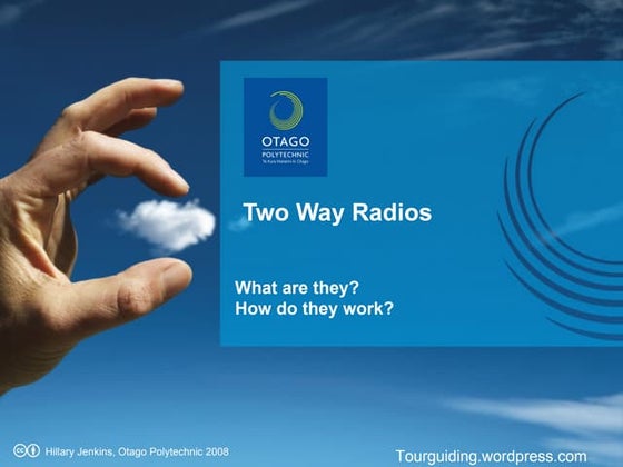Basic radio communication & operation | PPT