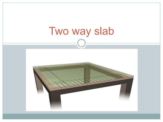 Design of two-way slab | PDF