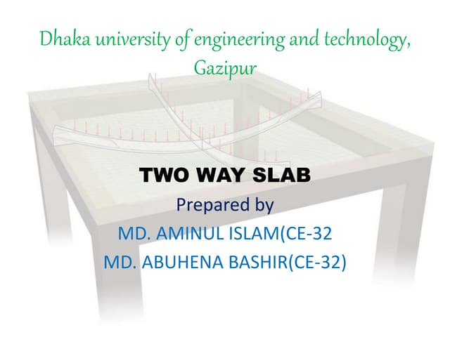 Design of two-way slab | PDF
