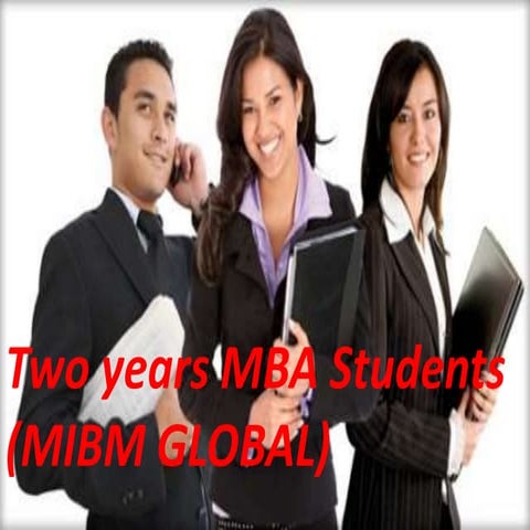 Two years mba students | PPTX