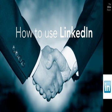 How to use LinkedIn | PDF