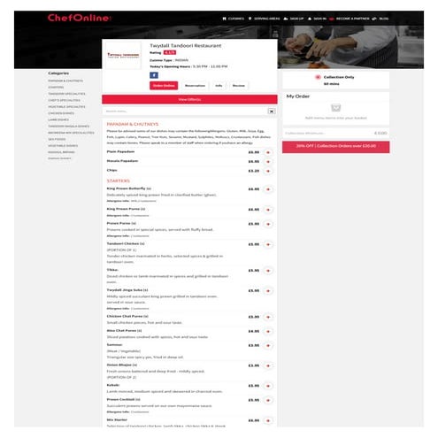 Twydall Tandoori Restaurant Takeaway Menu | PDF