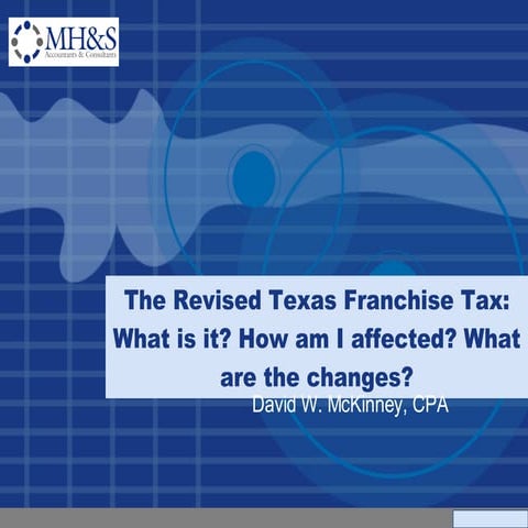 Revised Franchise Tax Presentation | PPT