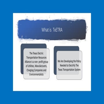What is TxETRA by Tom “Smitty” Smith | PPT