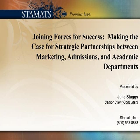 TxGAP Webinar - Joining Forces for Success: Making the Case for Strategic Partnerships between ...