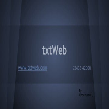 Txt web | PPT