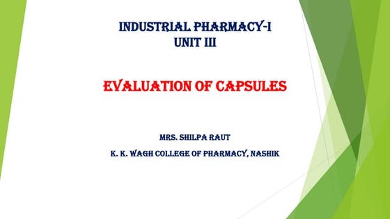 pharmacopoeial standards for tablet | PPTX