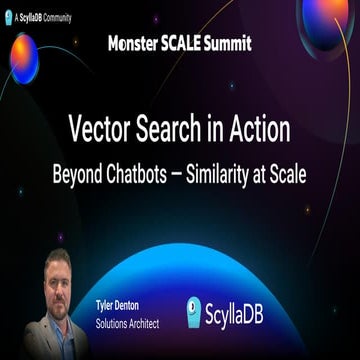 Vector Search with ScyllaDB by Szymon Wasik | PDF