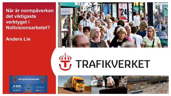 Tylösandsseminariet 2015 Tisdag – 11.00 Anders Lie | PPTX | Auto Safety | Automotive