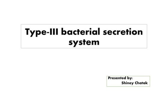 Bacterial secretion system and types .pptx