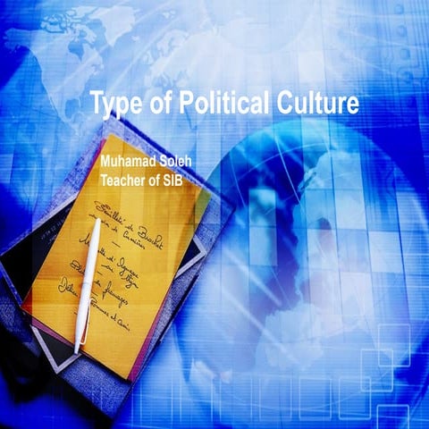 Type of political culture | PPT