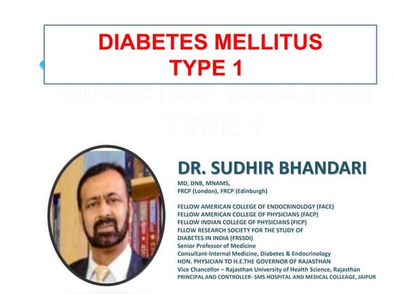 Diabetes mellitus Type 1 and Type 2 | PPT