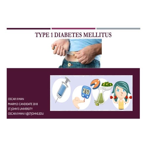 Type 1 DM Management | PPT