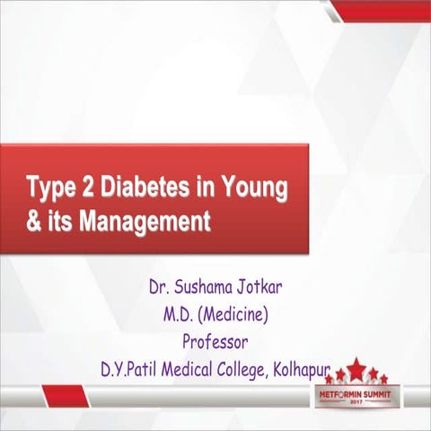 Type 2 diabetes in young | PPTX