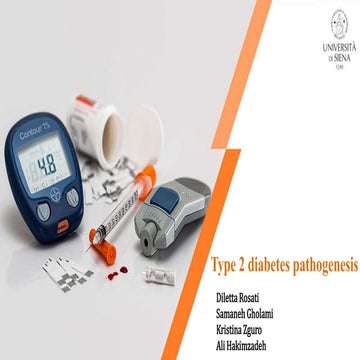Type 2 diabetes pathogenesis | PPTX