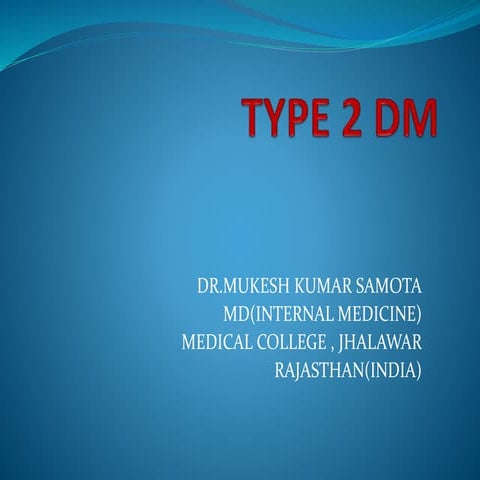 Type 2 dm | PPTX