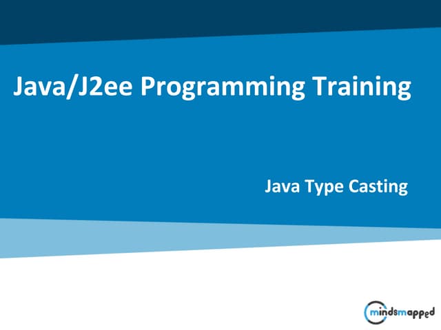 Java Type Casting Pptx Programming Languages Computing