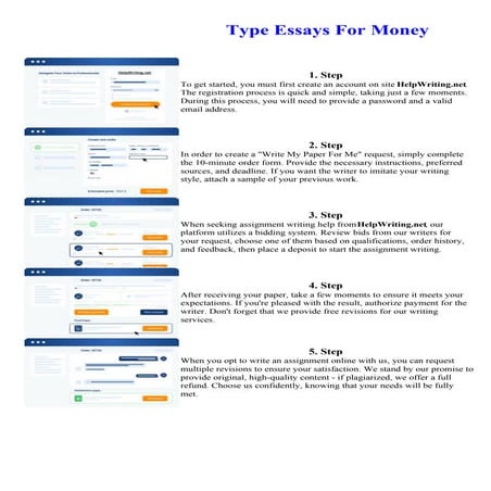 Type Essays For Money | PDF