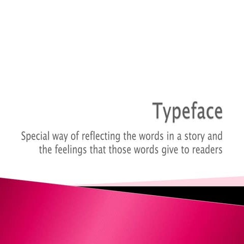 Typeface lesson plan power point adrienne woolbright tech standard 5 | PPTX