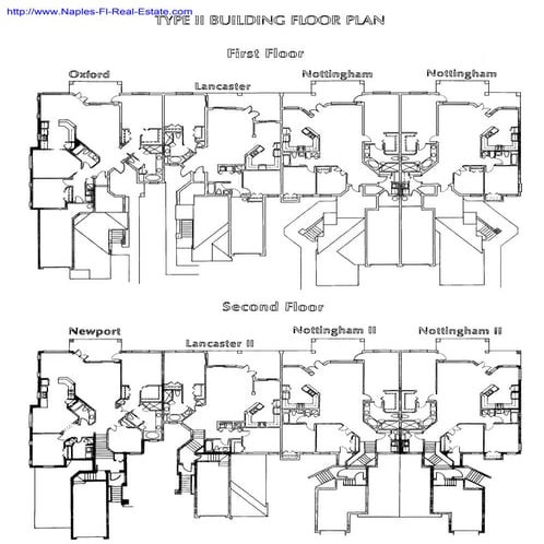 Type ii building floor of carriage homes in wedgewood at vanderbilt ...