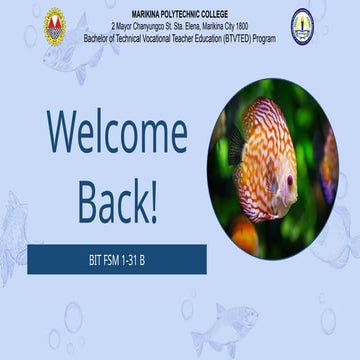 Type of Fish, classification (BIT 1-31 B).pptx