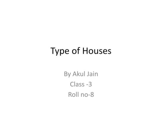 Esl houses around the world | PPT