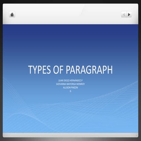 Type of paragraph | PPT