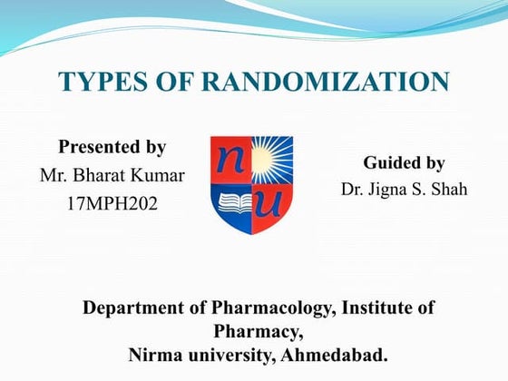 Blinding In Clinical Trilas Ppt