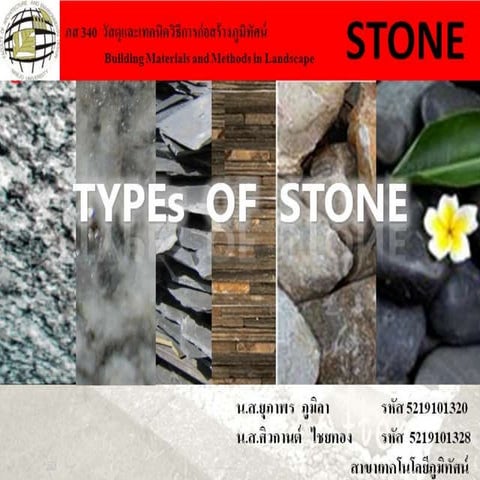 Type of stone | PPT
