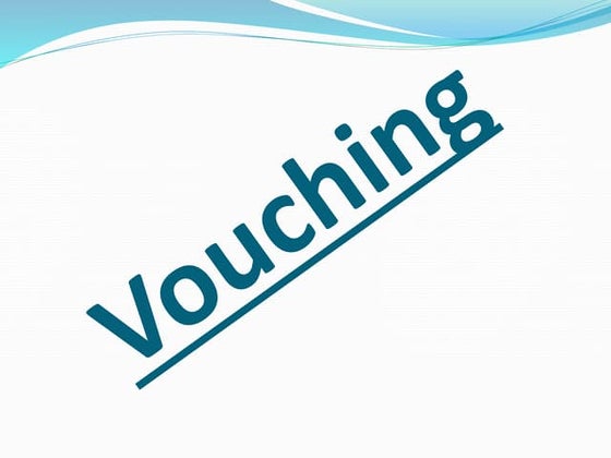 Chapter 3 vouching | PPT