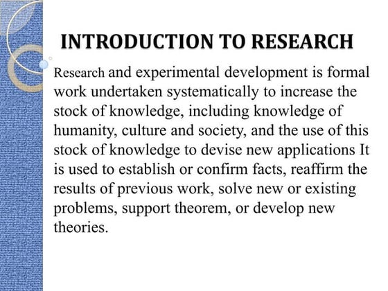 Types Of Research Ppt