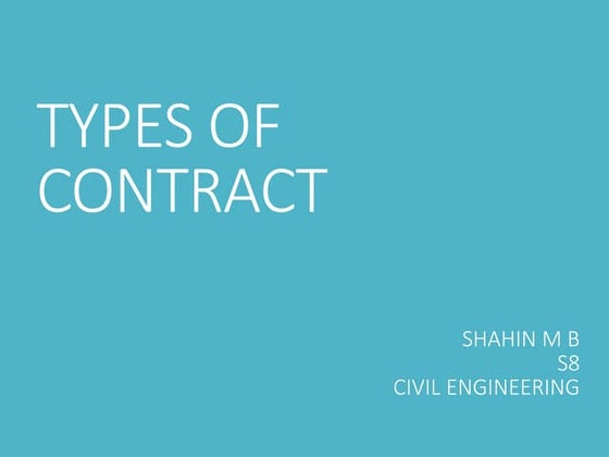 EPC v EPCM Contracting- A Comparison | PPTX