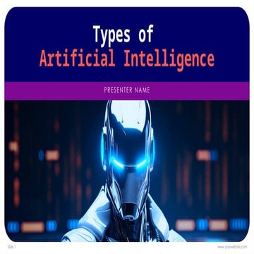 Artificial Intelligence PowerPoint Template and Google Slides | PPTX