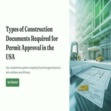 Types of Construction Documents Required for Permit Approval in the USA ...