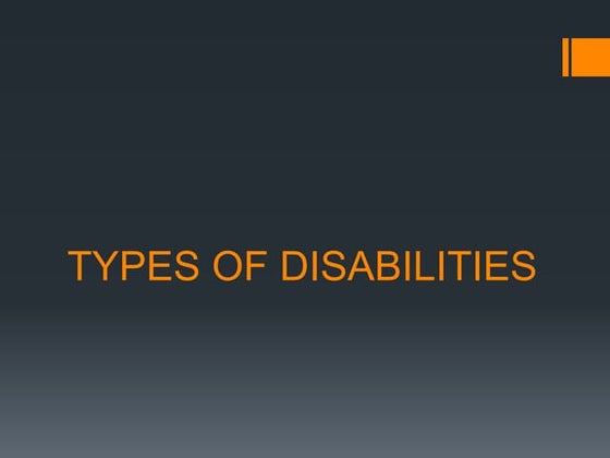 Physical and Health Impairment | PPT