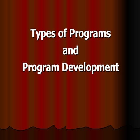 Film and Video Projects and Program Development | PPT | Video ...