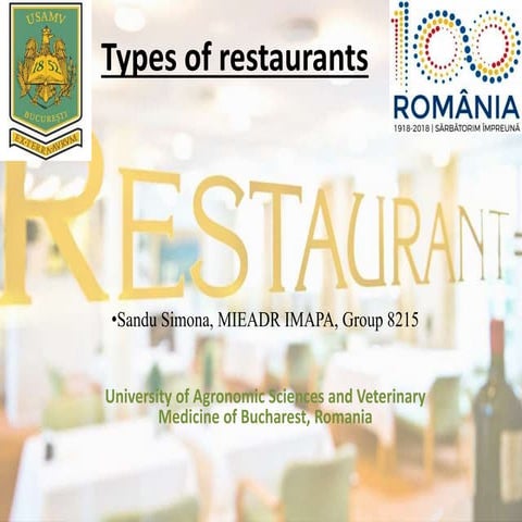 Types of-restaurants | PPT