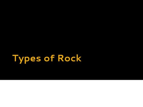 EARTH SCIENCE 11: CLASSIFICATION OF ROCKS.pptx