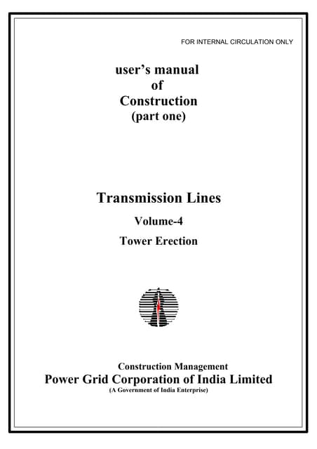 Electrical Transmission Tower: Types, Design and Parts | PDF