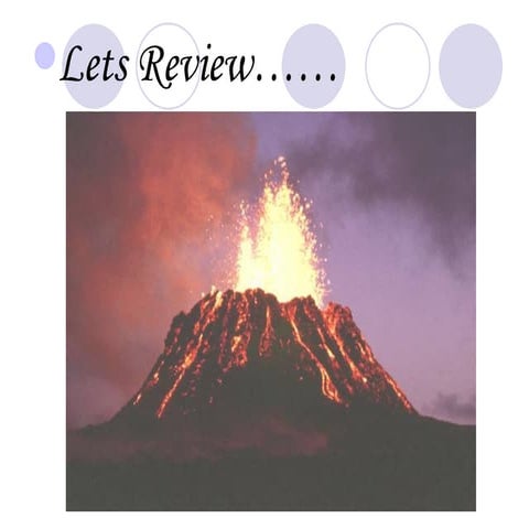 GRADE 9 EARTH AND SPACE - VOLCANOES | PPTX