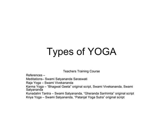 Yoga Presentation | PPTX | Hinduism | Religion & Spirituality