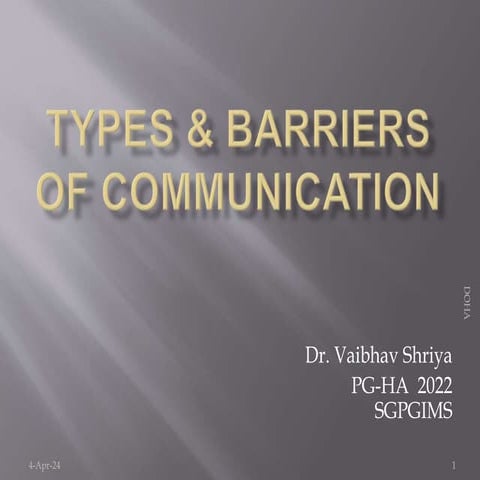 Types and Barriers of communication.pptx