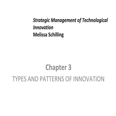 Types and patterns of innovation | PPT