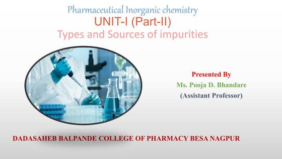 Sources and types of impurities | PPT